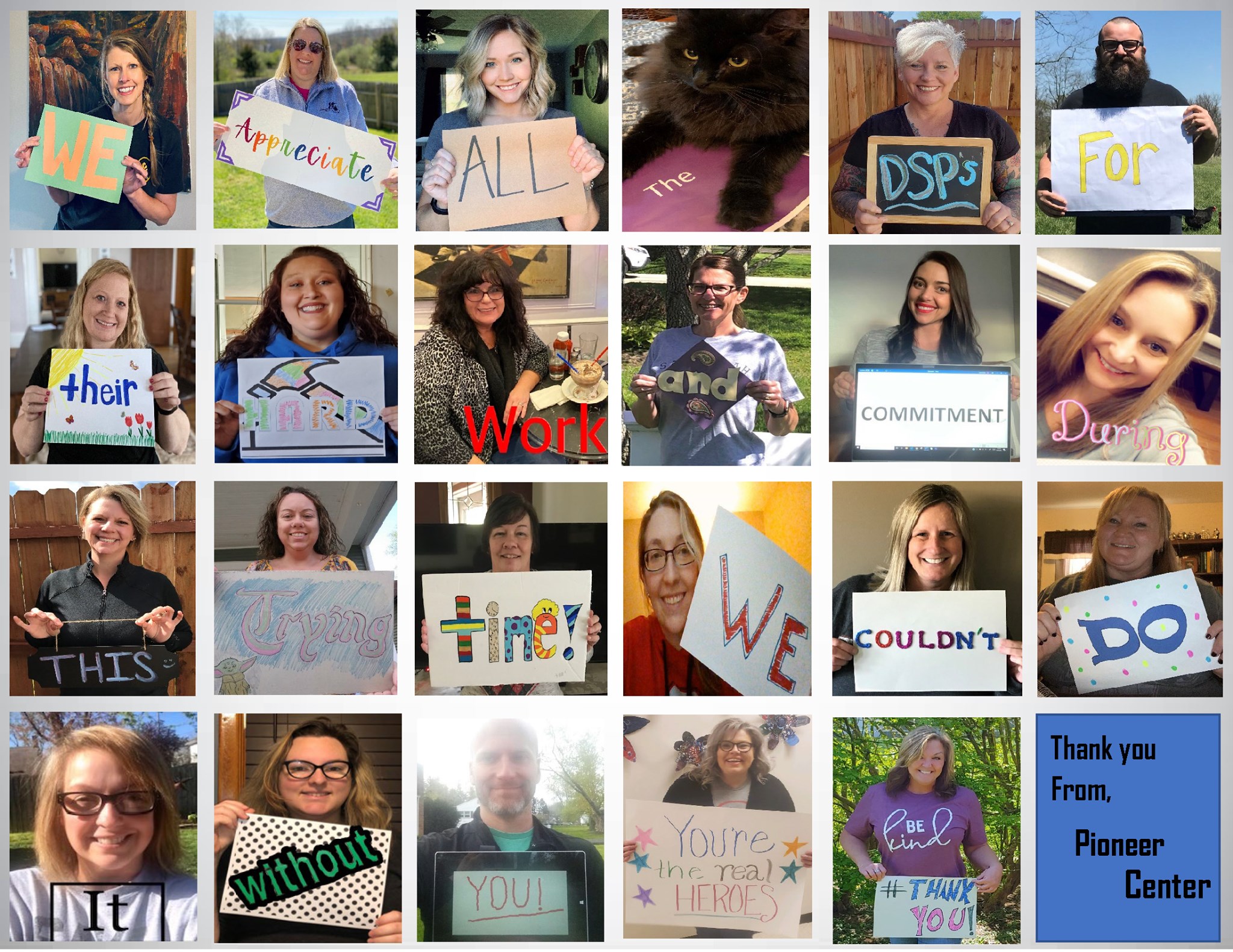 Thank You, DSPs! | The Pioneer Center