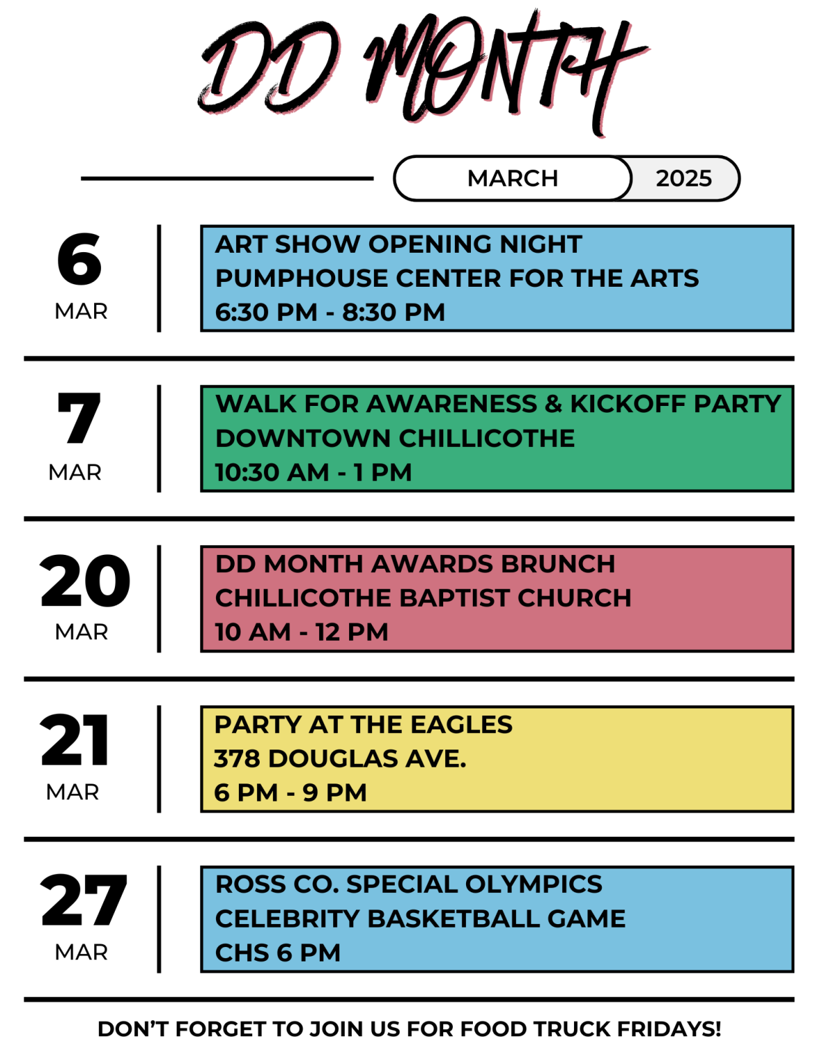 DD Awareness Month | The Pioneer Center